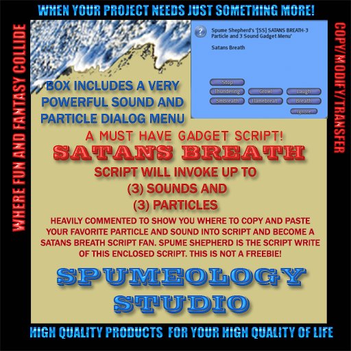 Second Life Marketplace - PARTICLE MENU/SELECTABLE - FULL PERM SCRIPTS